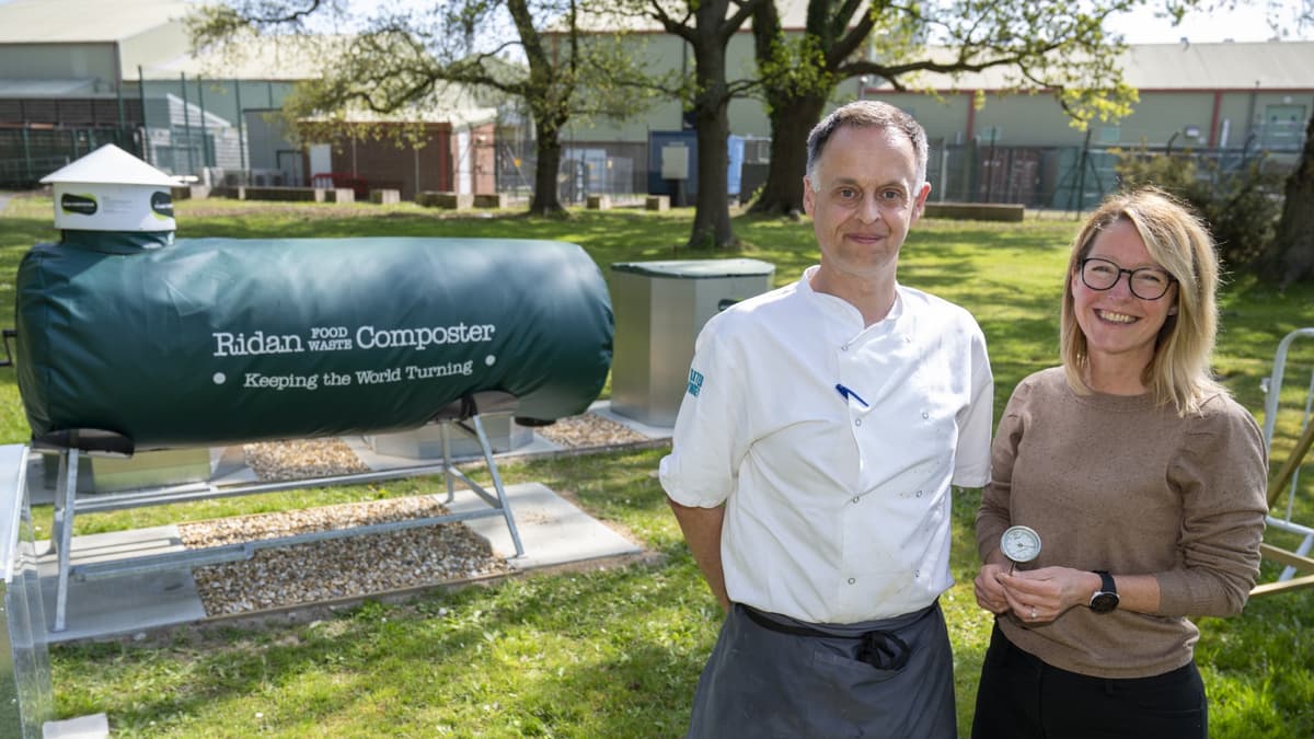 Waste not: Pirbright Institute cuts emissions with on-site composting ...