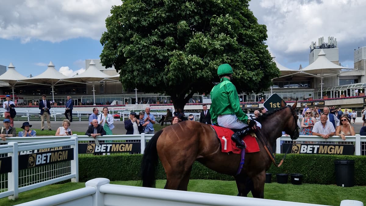 Jockey Colin Keane rides his first winner at Sandown Park ...
