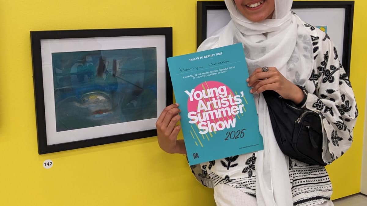 Woking schoolgirl's artwork showcased at Royal Academy ...