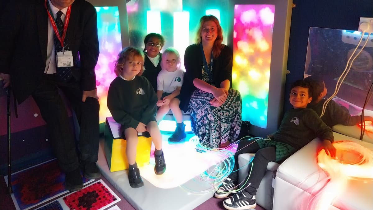 Knaphill Schools PTA sensory room is out of this world ...