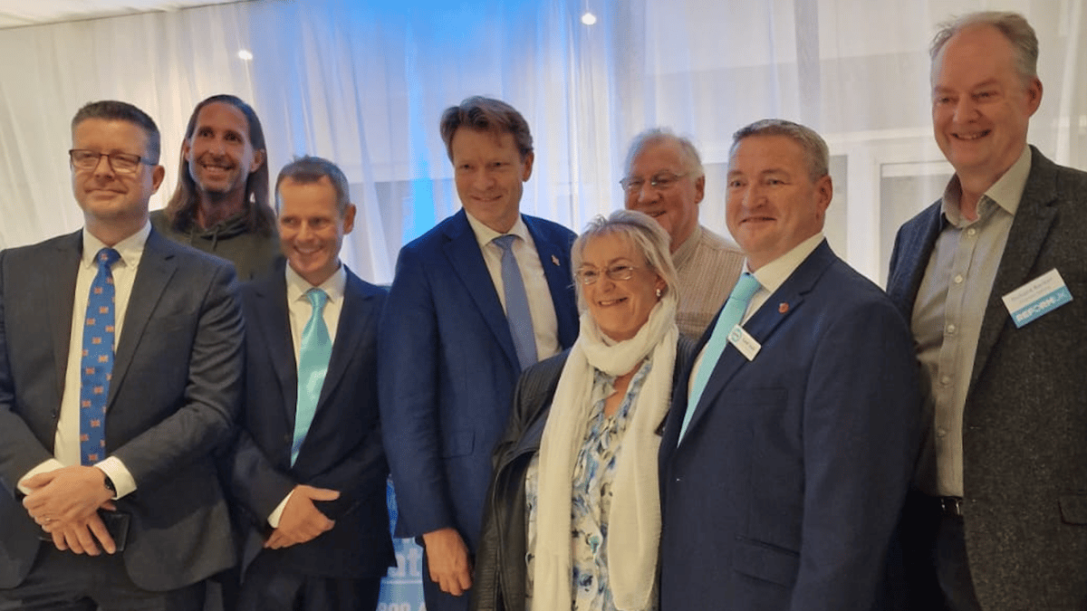 Reform UK deputy leader Richard Tice addresses Surrey members ...