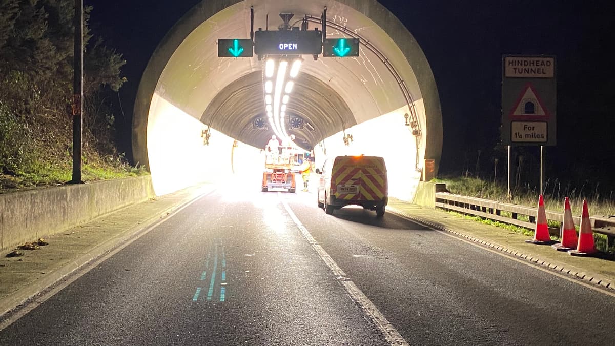 Hindhead Tunnel vision: what happens behind the scenes during closure ...